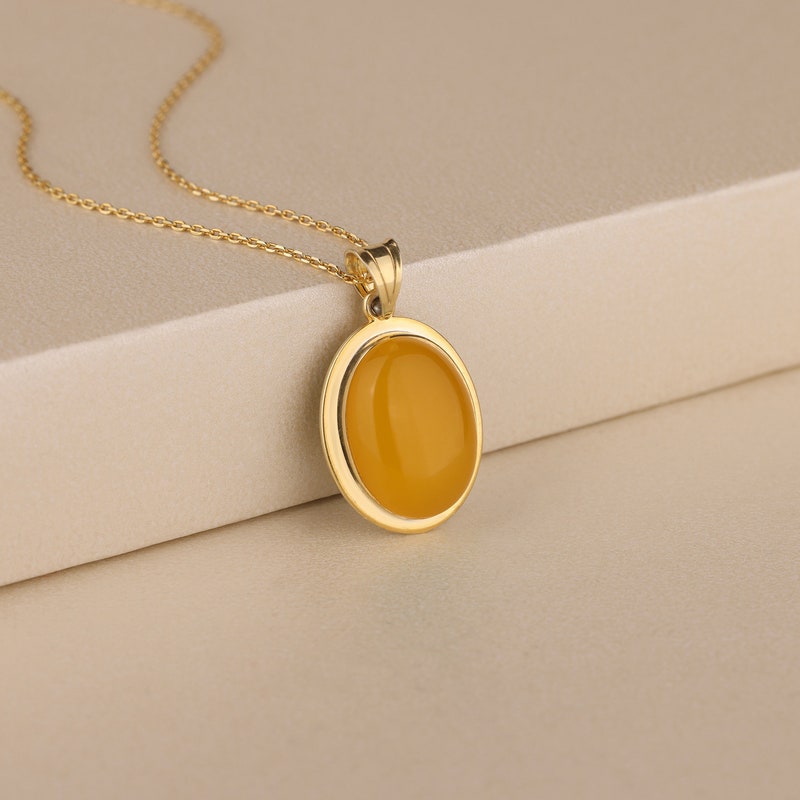 Yellow Pendant - Etsy