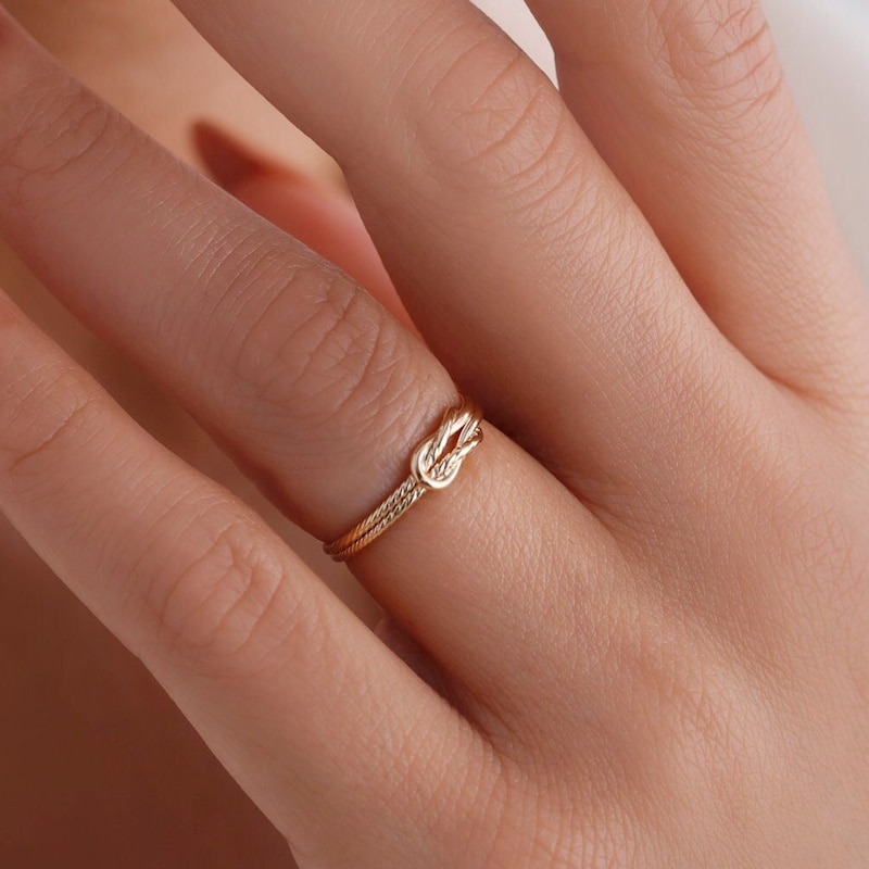 Double Knot Ring - Etsy