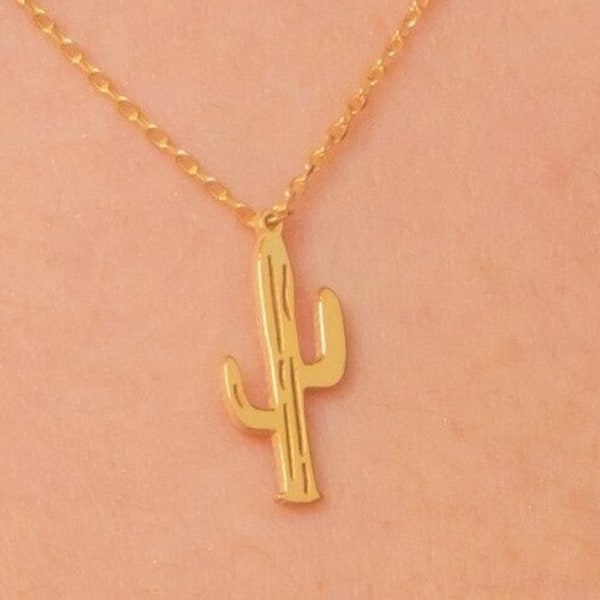 Cactus Necklace - Etsy
