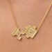 Puzzle Personalized Gold Necklace,christmas Gift, Puzzle Necklace ...