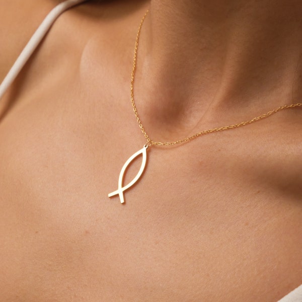 Fish Necklace - Etsy