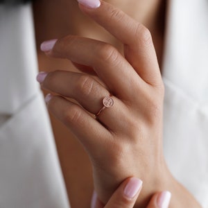 Emoji Ring,handcrafted Jewelry, Dainty Ring, Silver, Fun Emoticon ...