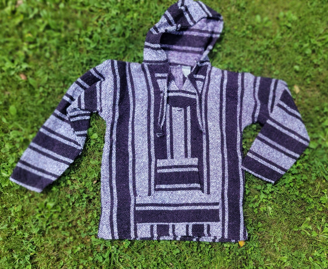 MEXICAN BAJA HOODIE Hippie Surf Pull Over Size Medium - Etsy