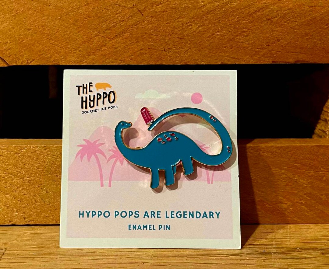 Hyppo Pops Dinosaur Popsicle Pin - Etsy