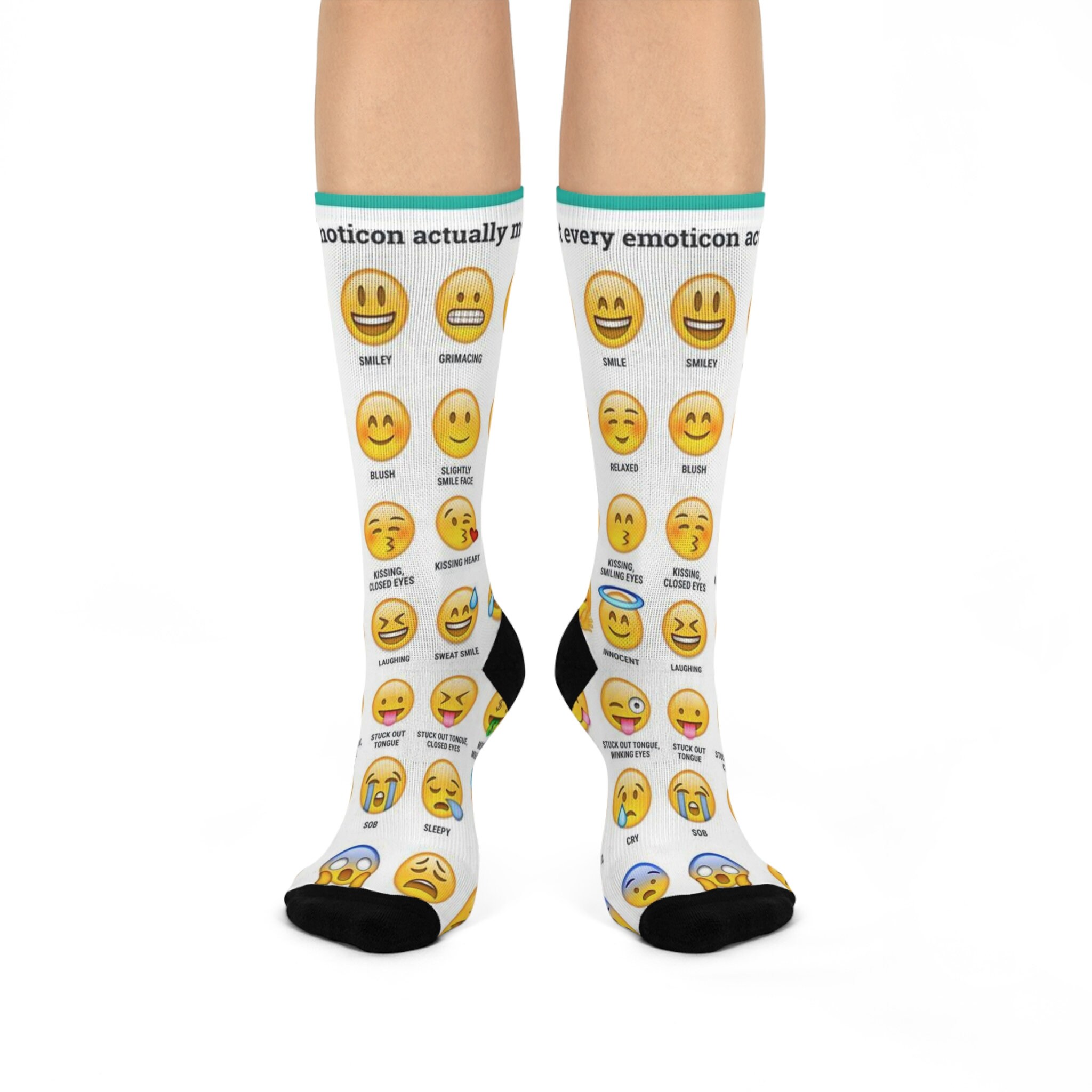 Emoji Chart Socks - Etsy
