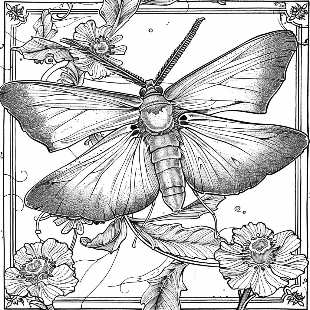 Insect and Butterfly Coloring Pages - Etsy Canada