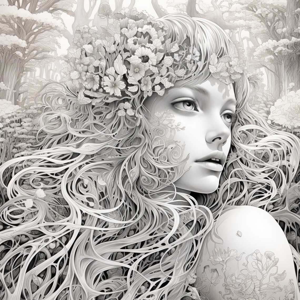 Intricate Adult Coloring Pages - Etsy