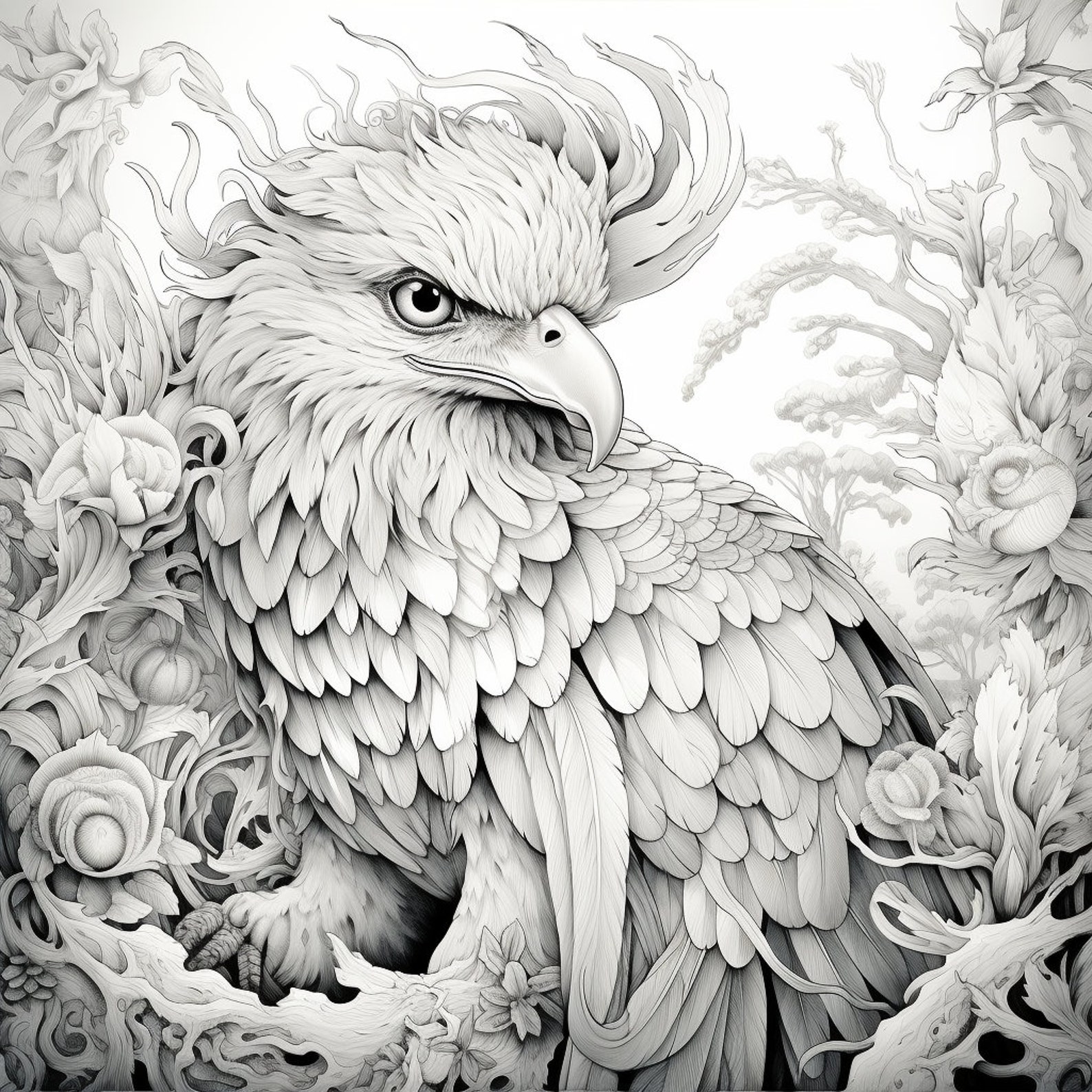 Intricate Adult Coloring Pages - Etsy