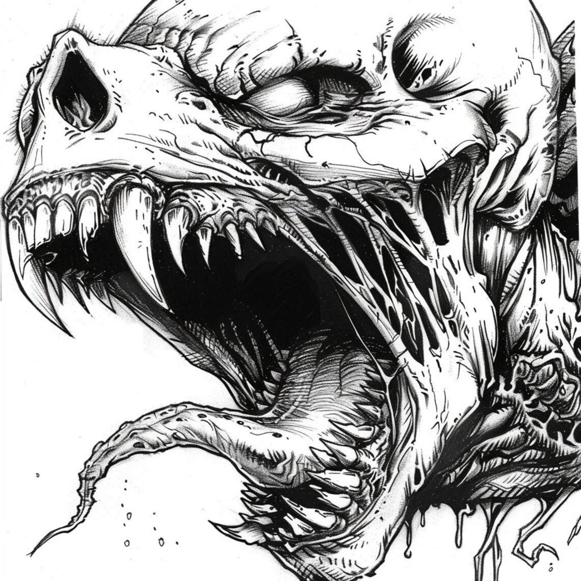 Terror Collection Coloring Pages Set 2 - Etsy