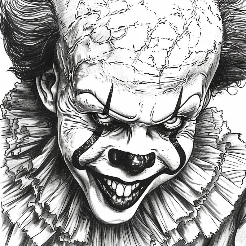 Terror Collection Coloring Pages Set 2 - Etsy