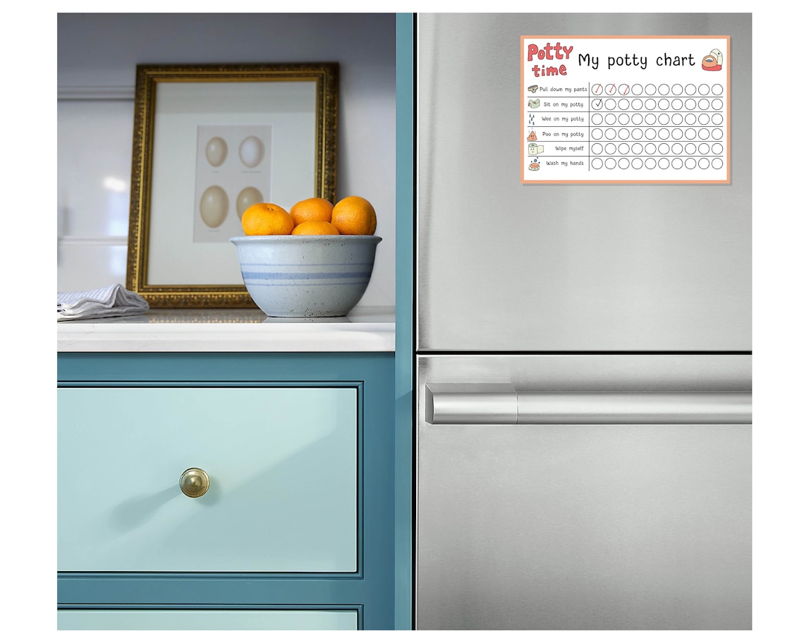 Printable Potty Training Star Chart and Certificate Bundle - Etsy