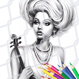 25 Women of the Harlem Renaissance | Grayscale Coloring Book for Her ...