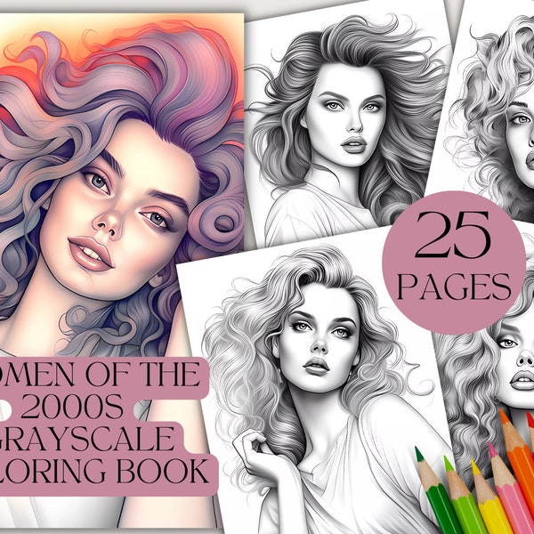 2000s Coloring Book - Etsy