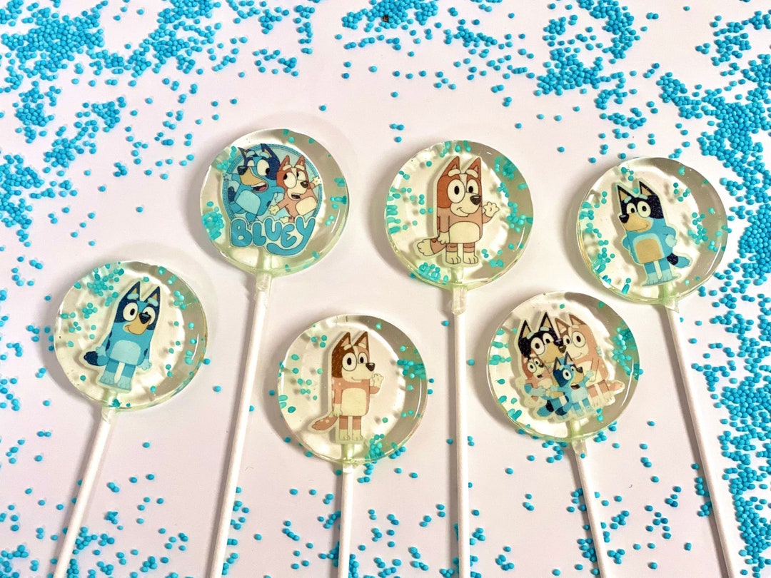Bluey Lollipops Handmade Sugar-free Hard Candy - Etsy