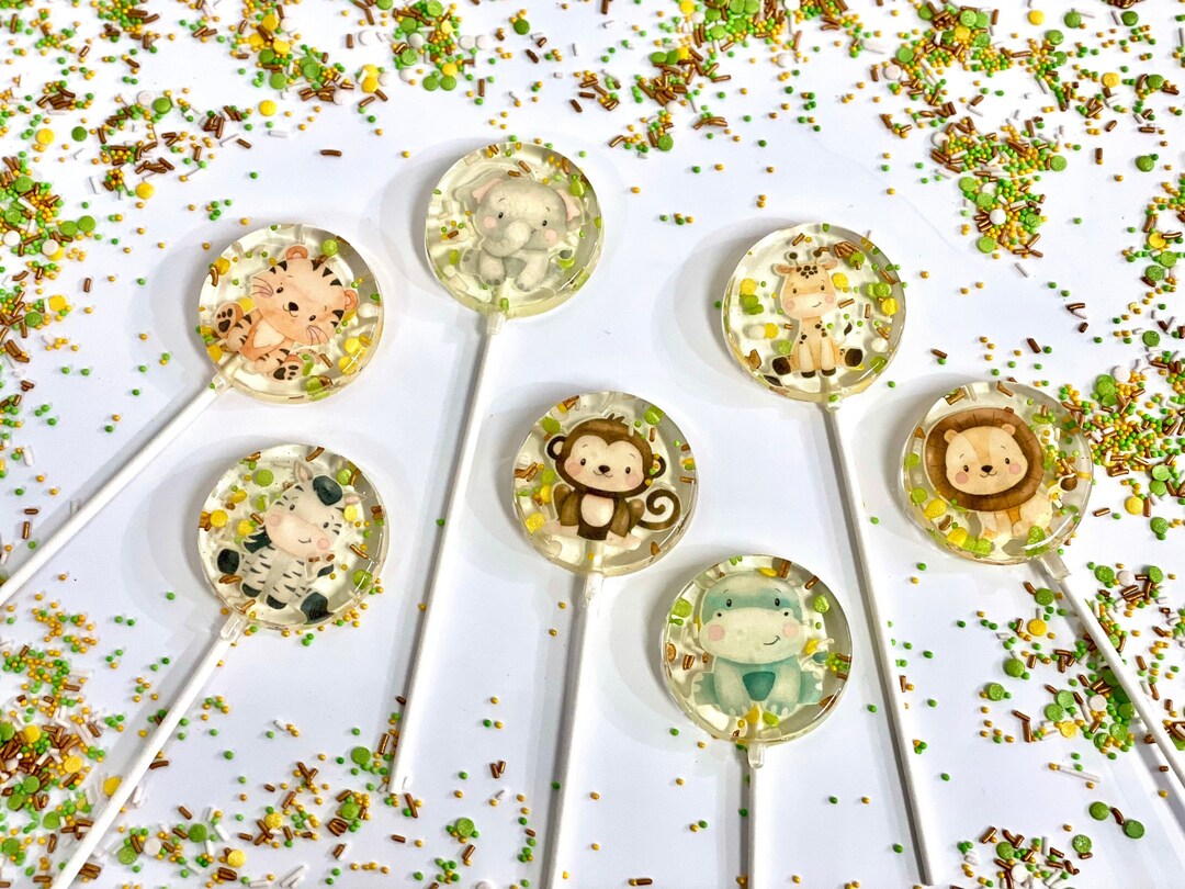 Safari Animal Lollipops Handmade Sugar-free Hard Candy - Etsy