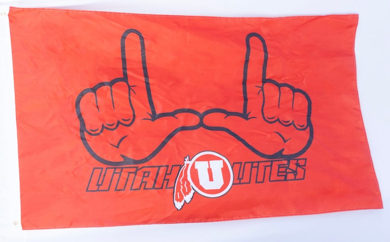 U of U Hands/red Flag - Etsy