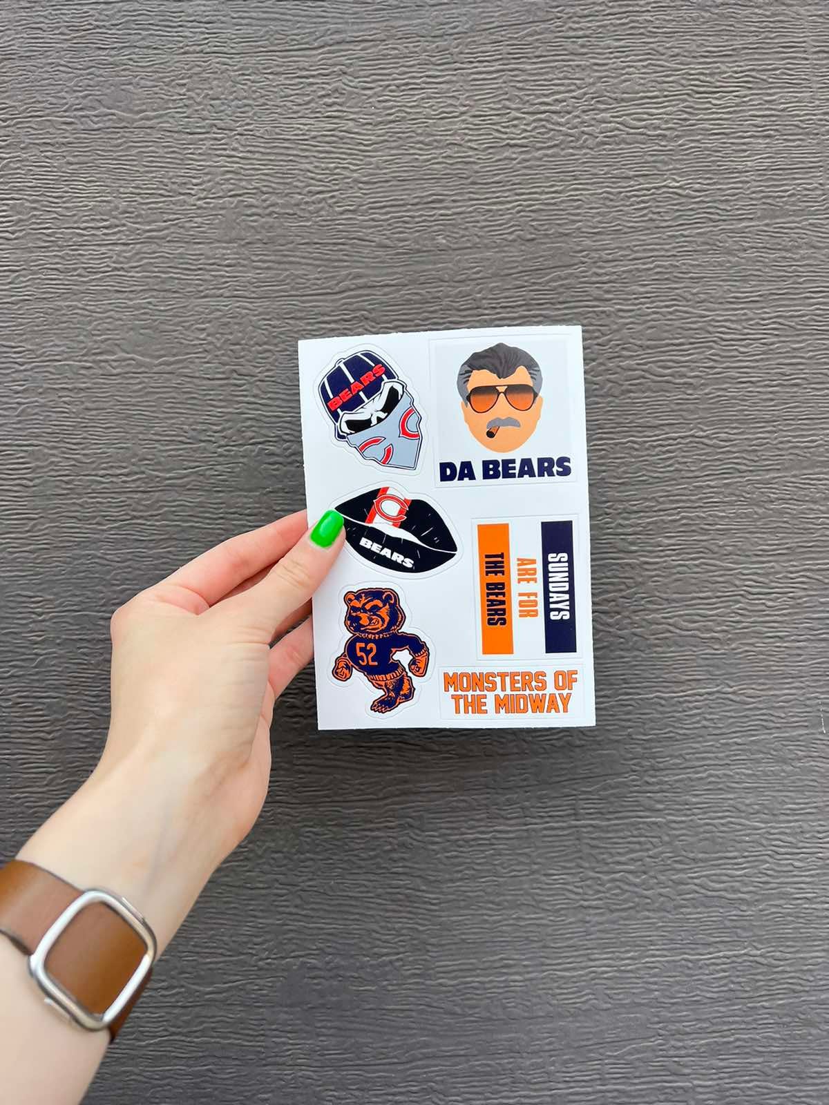 30 Pcs Chicago Bears Sticker Pack - Etsy