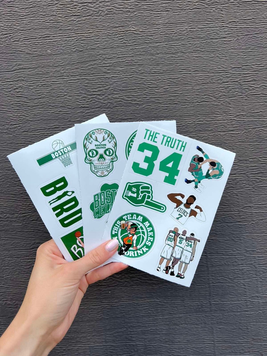 35 Pcs Boston Celtics Sticker Pack - Etsy