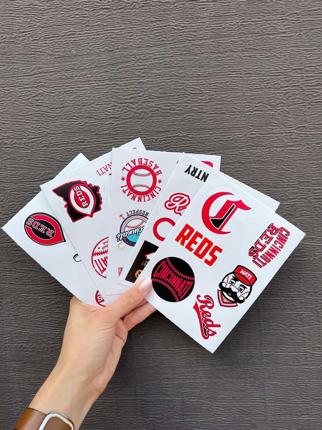 28 Pcs Cincinnati Reds Sticker Pack - Etsy