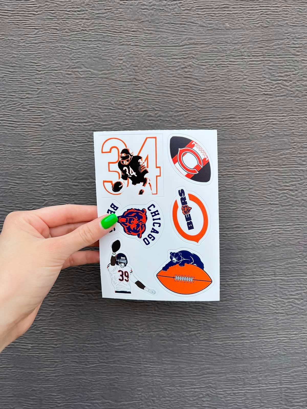 30 Pcs Chicago Bears Sticker Pack - Etsy