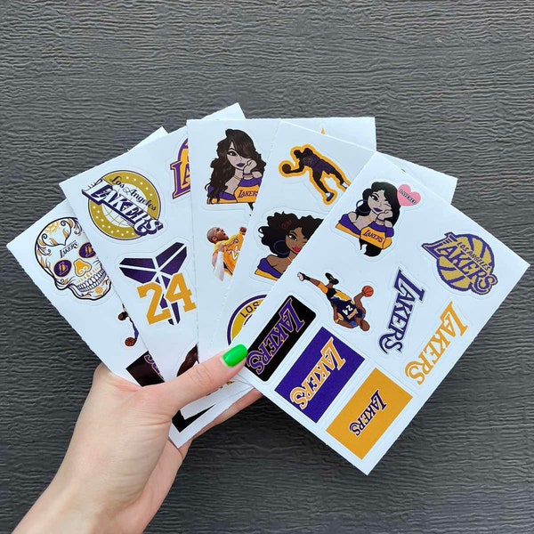 Lakers Stickers - Etsy