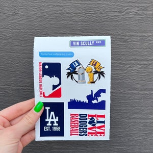 50 Pcs Los Angeles Dodgers Sticker Pack - Etsy
