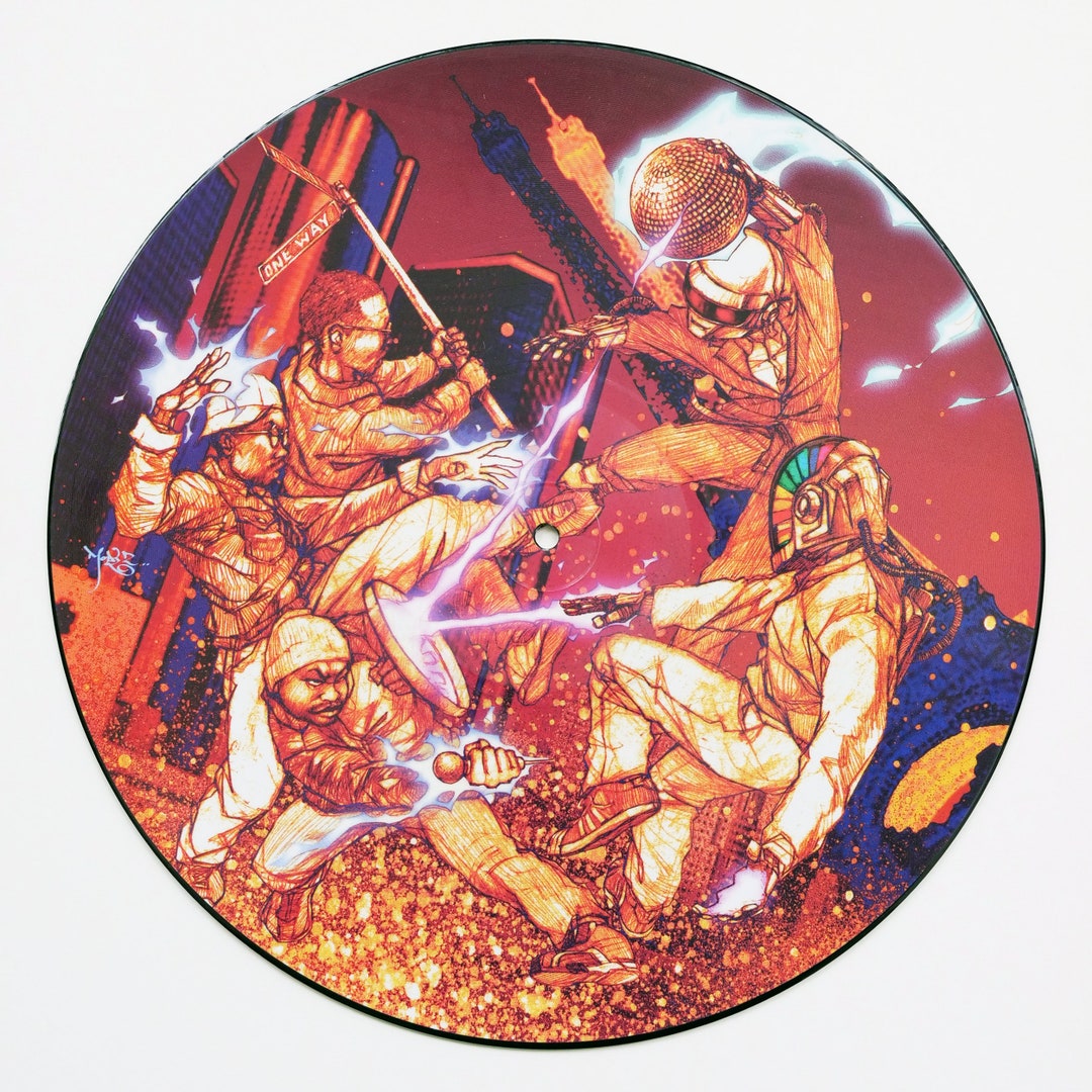 Daft Punk Vs Slum Village Aerodynamic remix / Raise It up Vinyle 12 ...