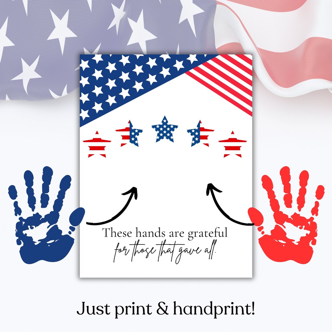Printable Patriotic Activity for Kids Art Activities for Remembering ...