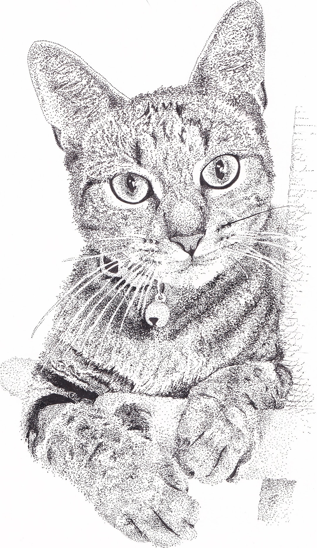 Pet Portrait | Pointillism | Realism | Original Art | Art Print | Wall ...