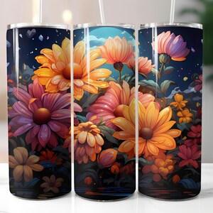 Set of 10 Kawaii Spring 20oz Tumbler Wrap Design - Seamless Sublimation ...