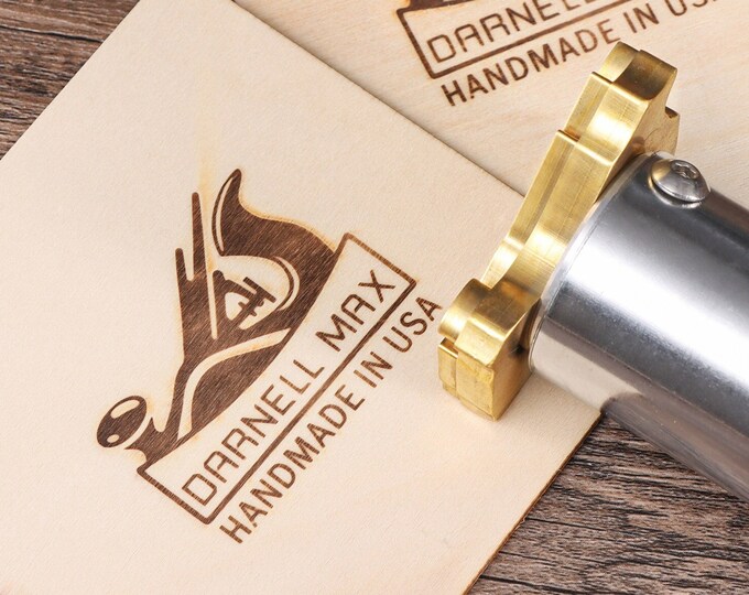 Custom Wood Burning Stamp for Gift , Custom Wood Branding Iron for Gift ...