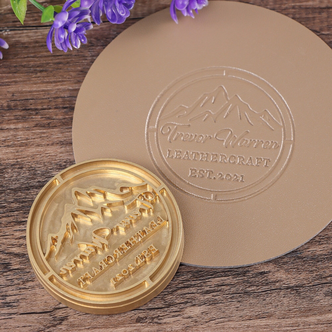 Custom Logo Brand Iron Stamp, Custom Leather Brass Stamp For Leather ...