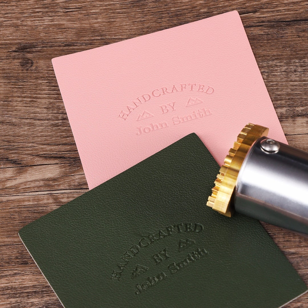 Custom Leather Branding Iron: Personalized Logo Stamp for Wallets ...