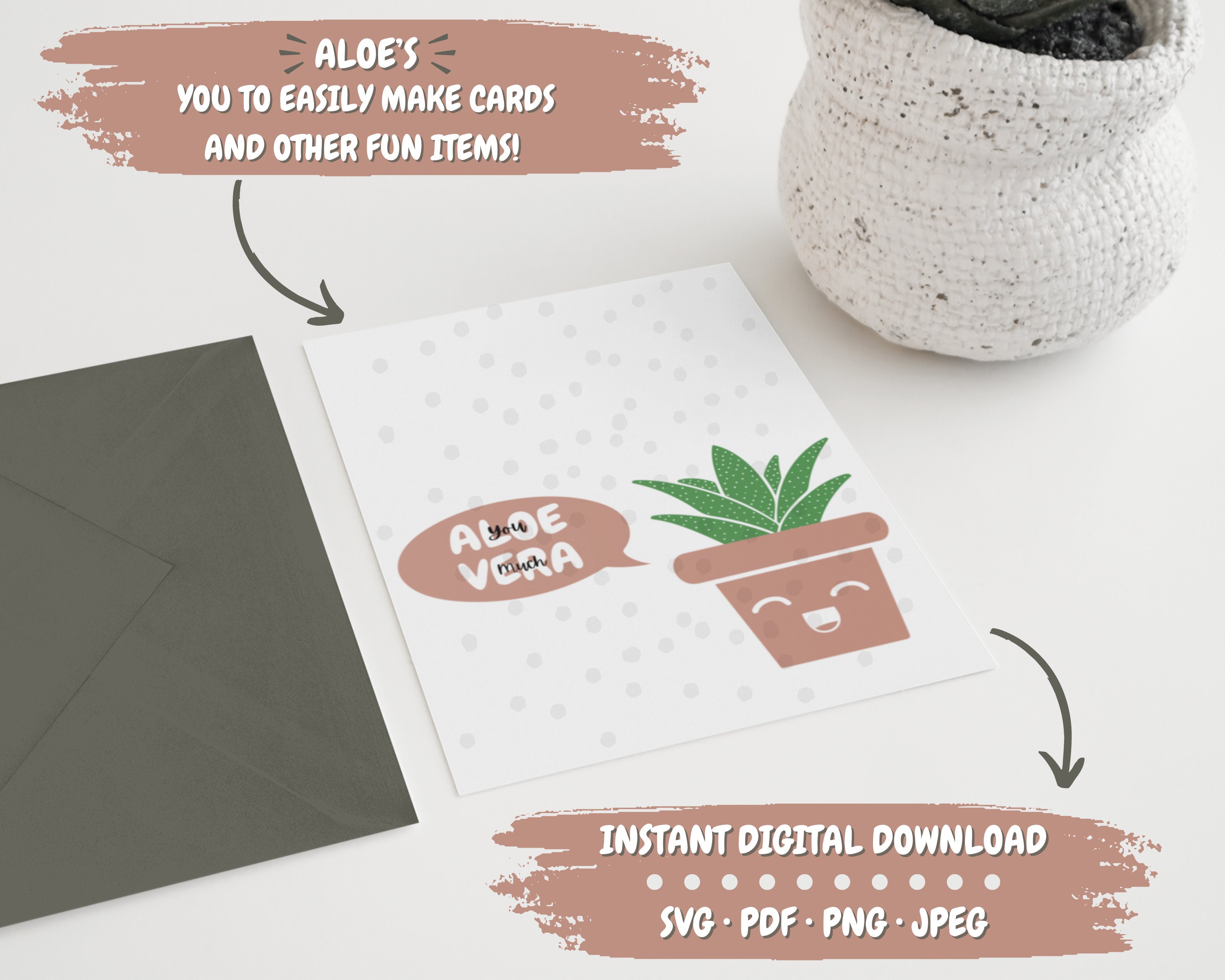 ALOE You VERA Much SVG, Plant Pal Svg, Earth Day Svg, Aloe Beautiful ...