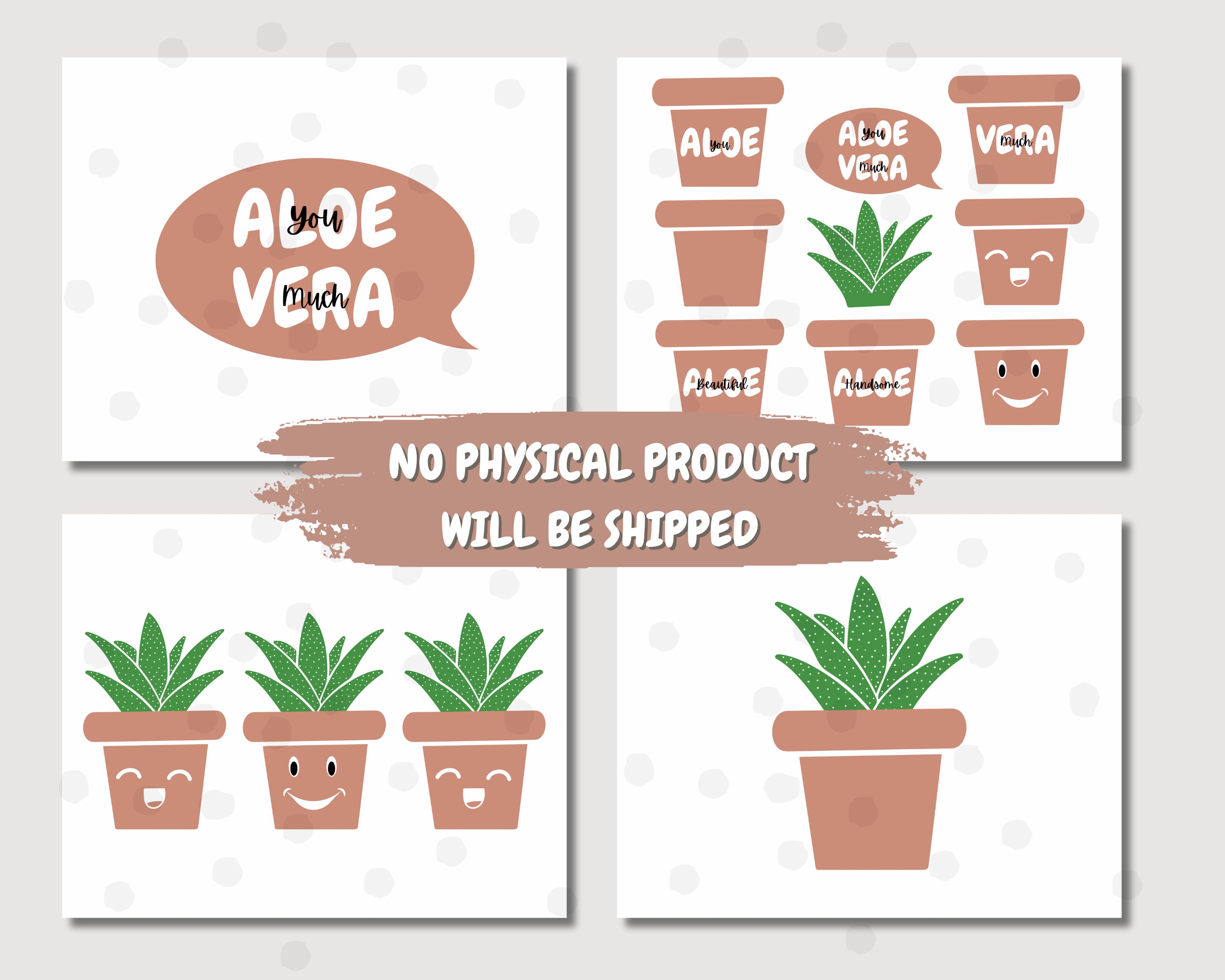 ALOE You VERA Much SVG, Plant Pal Svg, Earth Day Svg, Aloe Beautiful ...