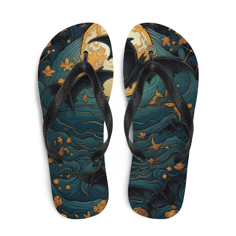 Halloween Flip Flops - Etsy