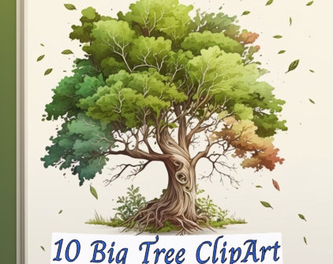 10 Stunning Big Tree Clip Art Designs for Your Creative Projects - Etsy