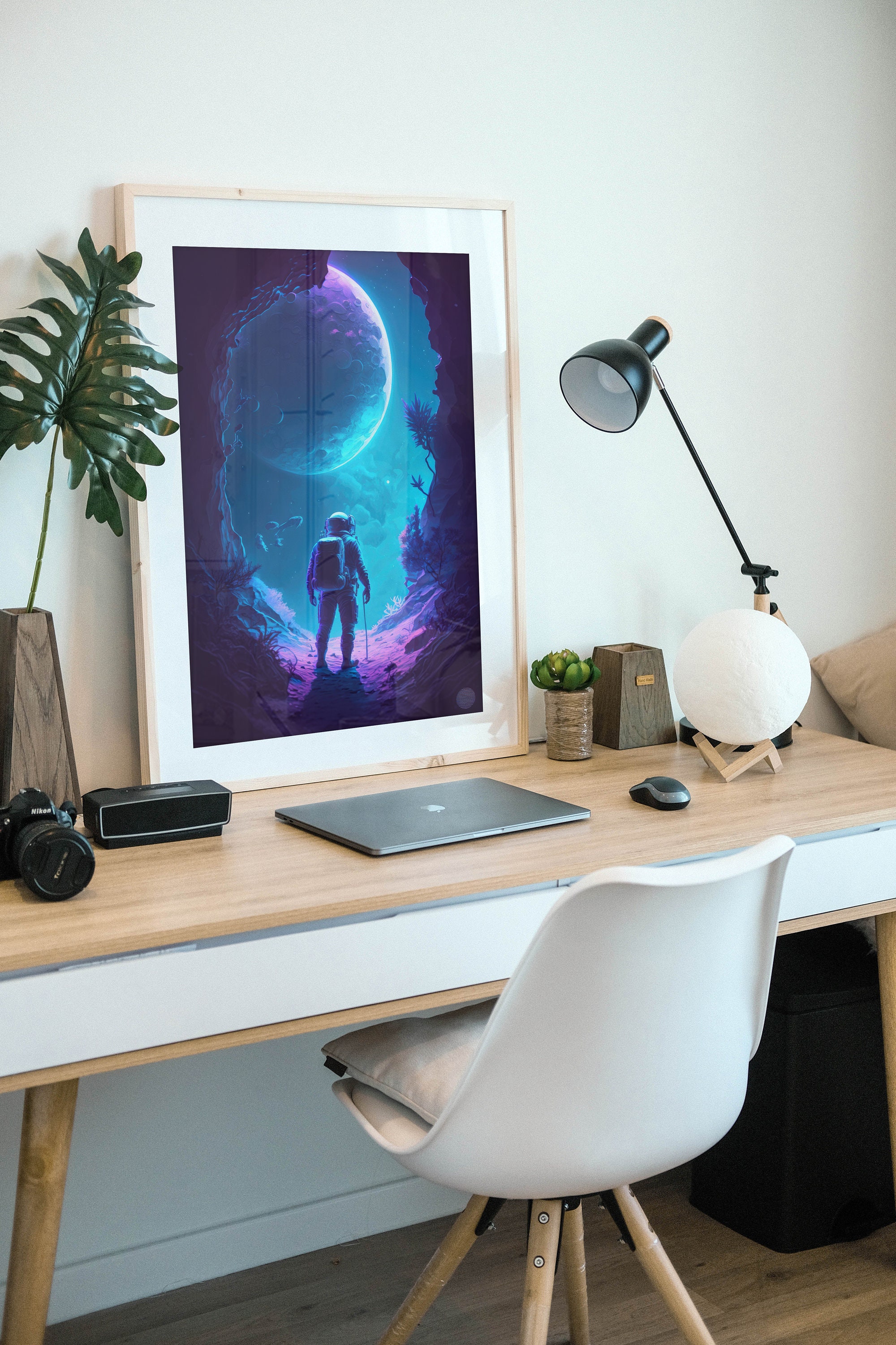 10 Blue Neon Astronaut Posters for Digital Download - Exploring the ...