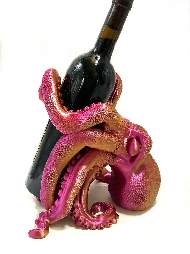 Octopus Wine Bottle Holder - Etsy