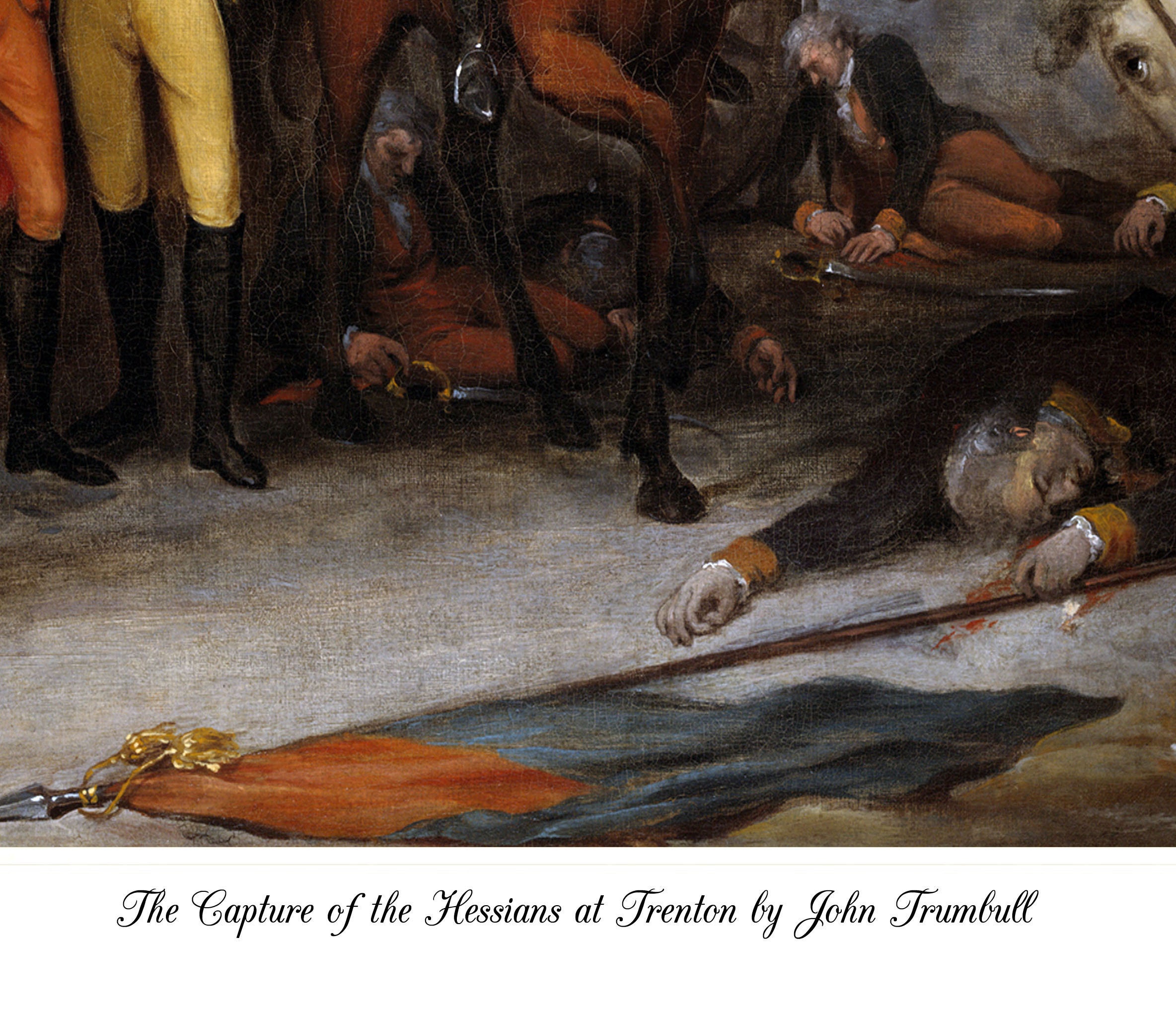 The Capture of the Hessians at Trenton by John Trumbull; 18x24" Ready ...
