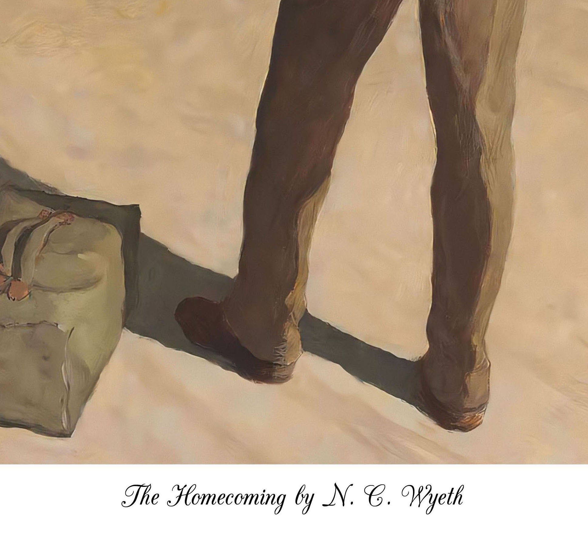 The Homecoming by N. C. Wyeth; 18x24" Ready-to-frame Print (picture ...