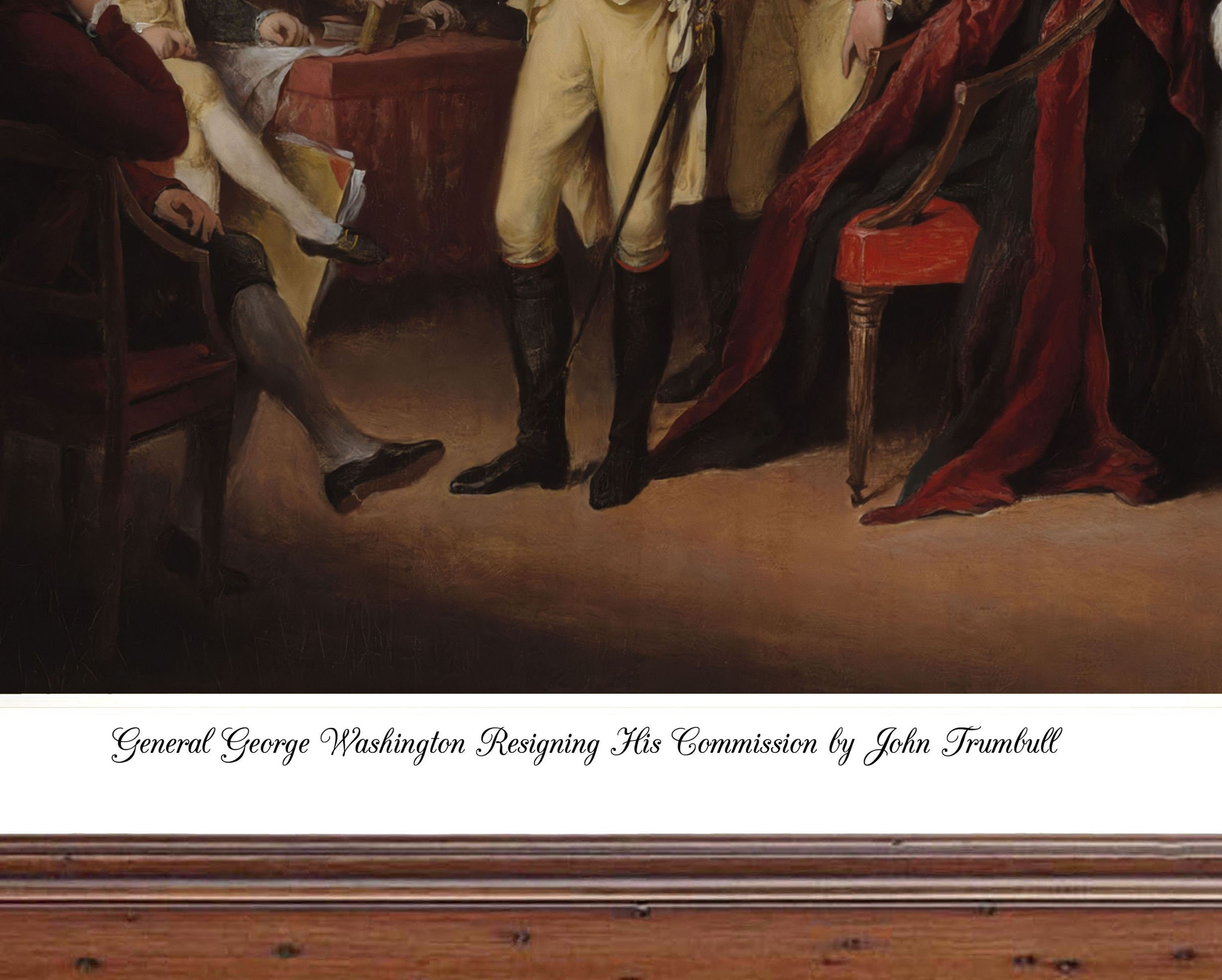 General George Washington Resigning His Commission by John Trumbull ...