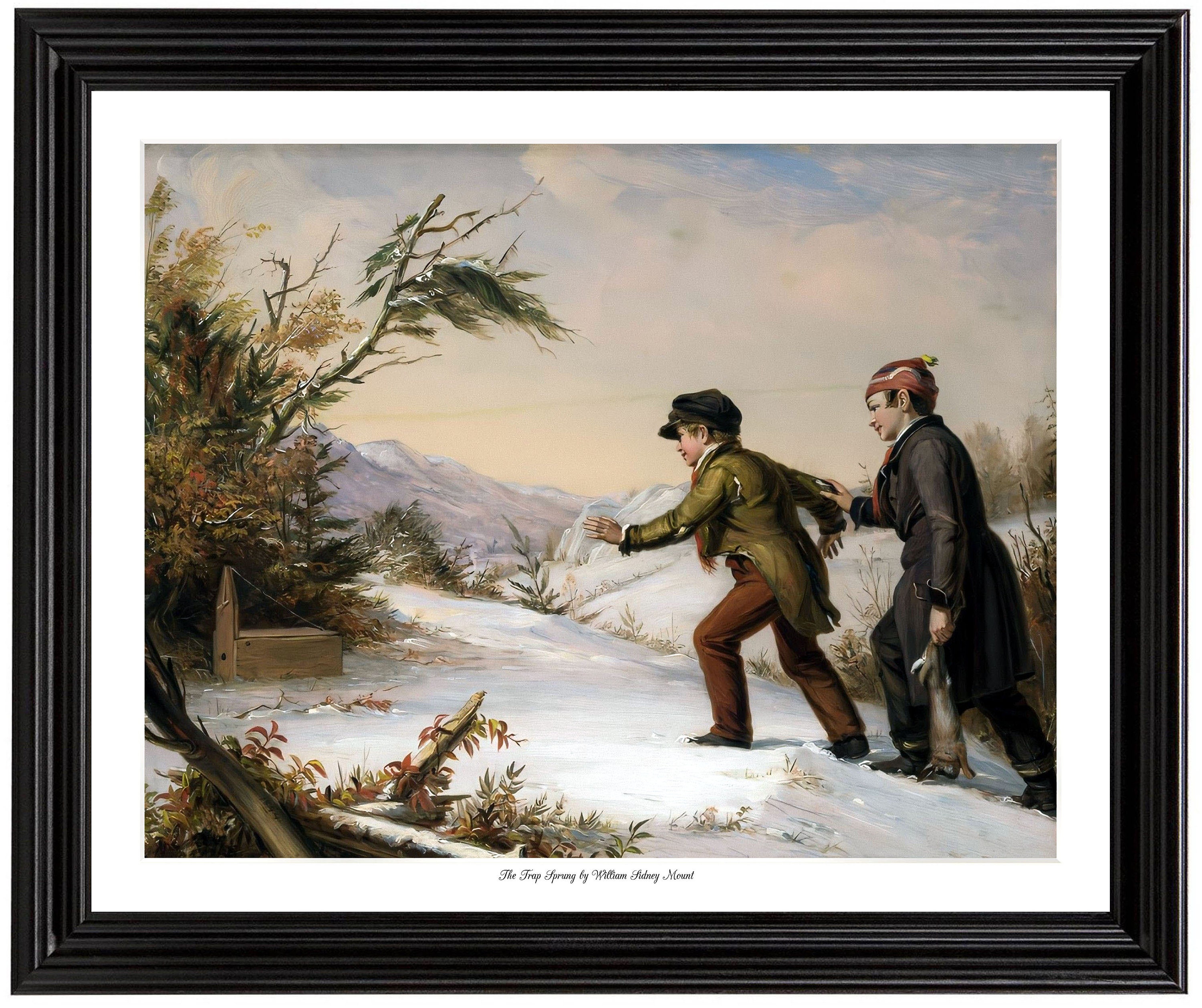 The Trap Sprung by William Sidney Mount 18x24 - Etsy