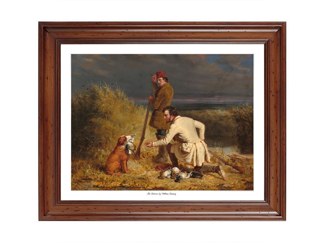The Retrieve by William Ranney; 18x24" Ready-to-frame Print (picture ...
