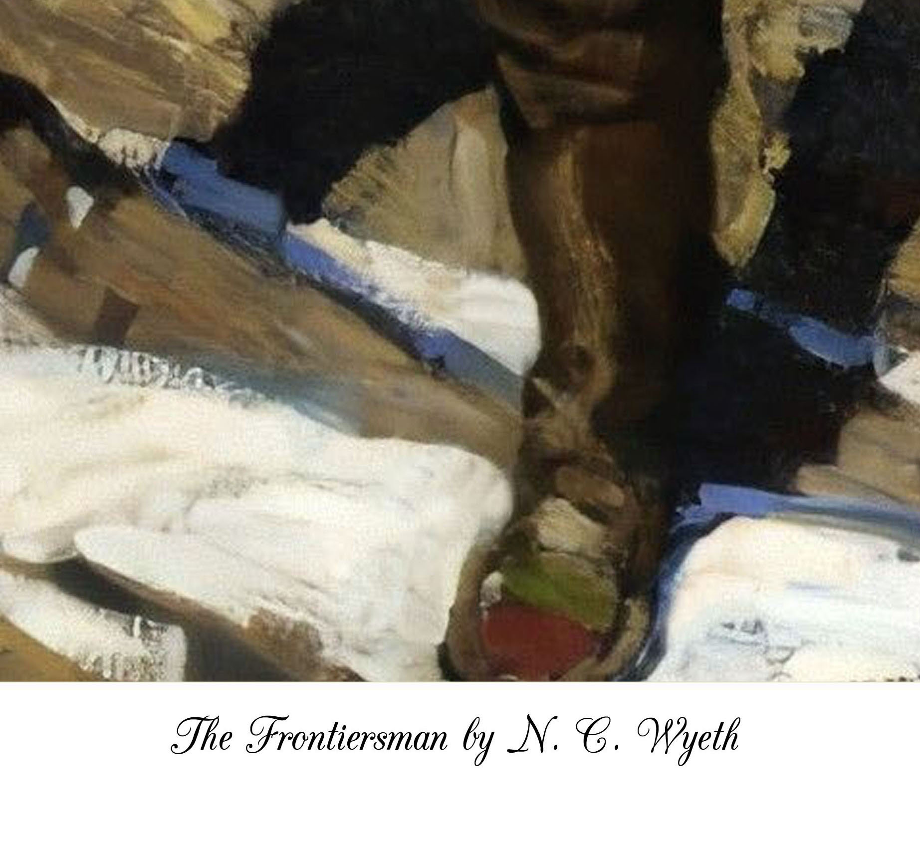 The Frontiersman by N. C. Wyeth; 18x24" Ready-to-frame Print (picture ...