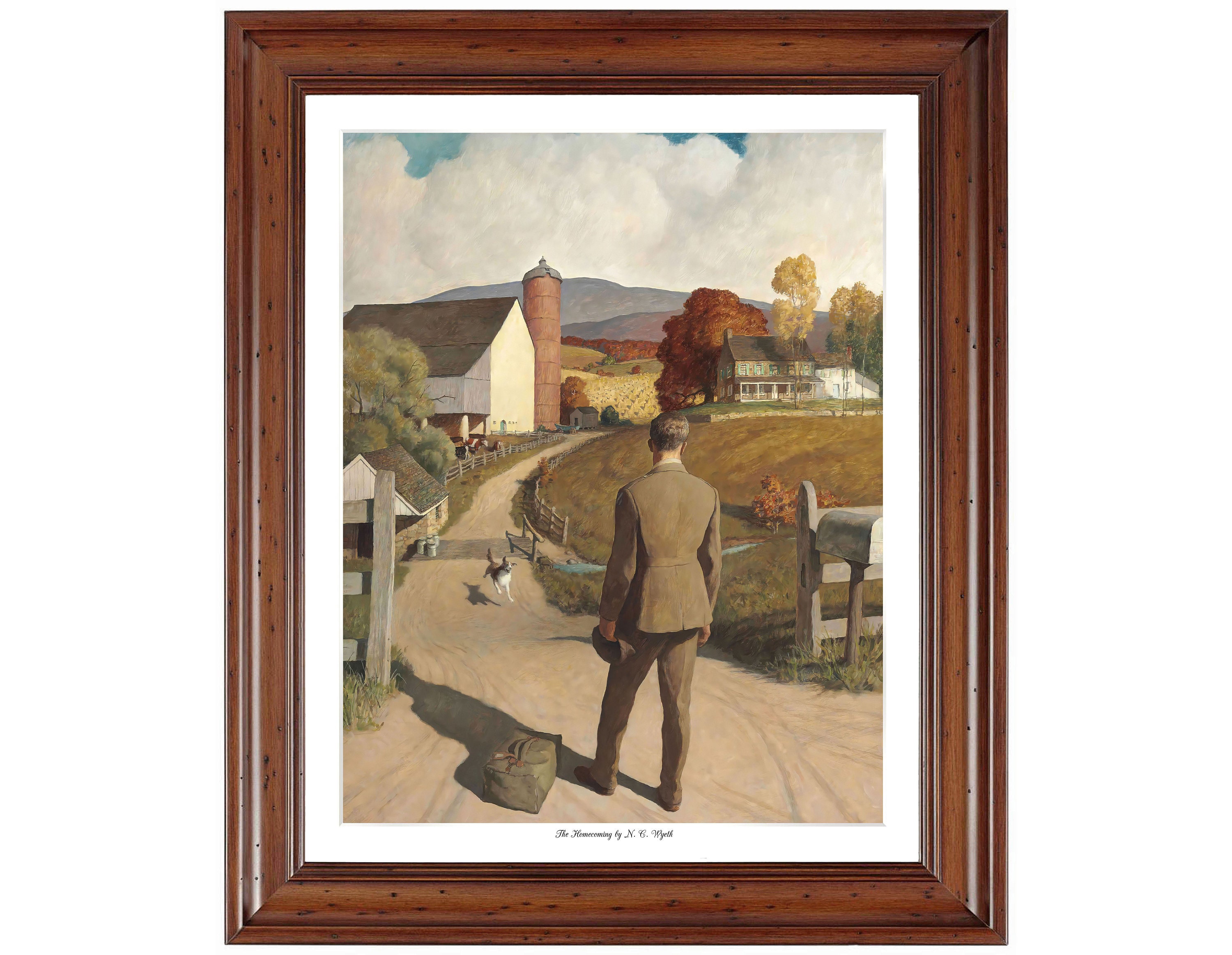 The Homecoming by N. C. Wyeth; 18x24" Ready-to-frame Print (picture ...