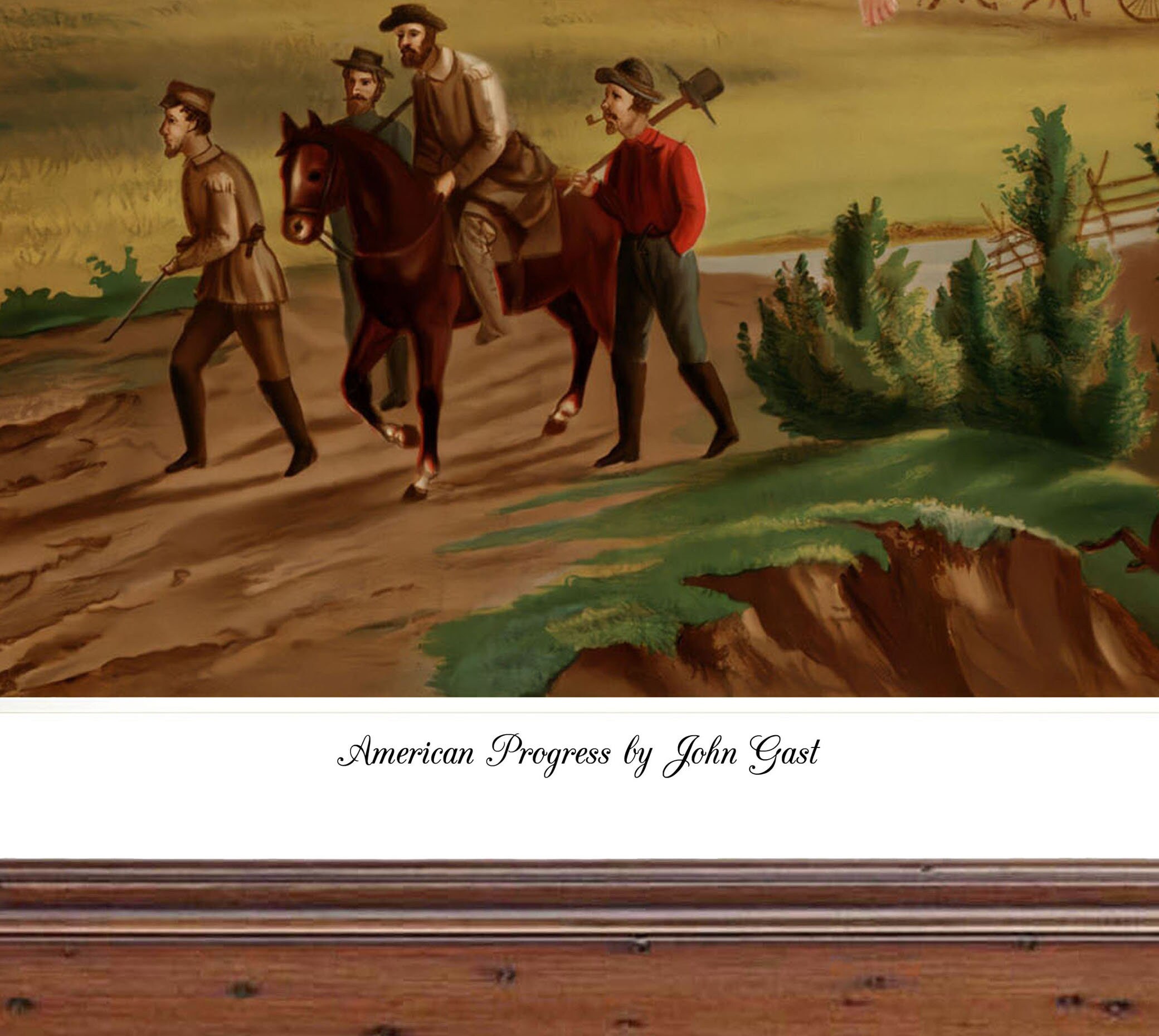 American Progress by John Gast; 18x24" Ready-to-frame Print (picture ...