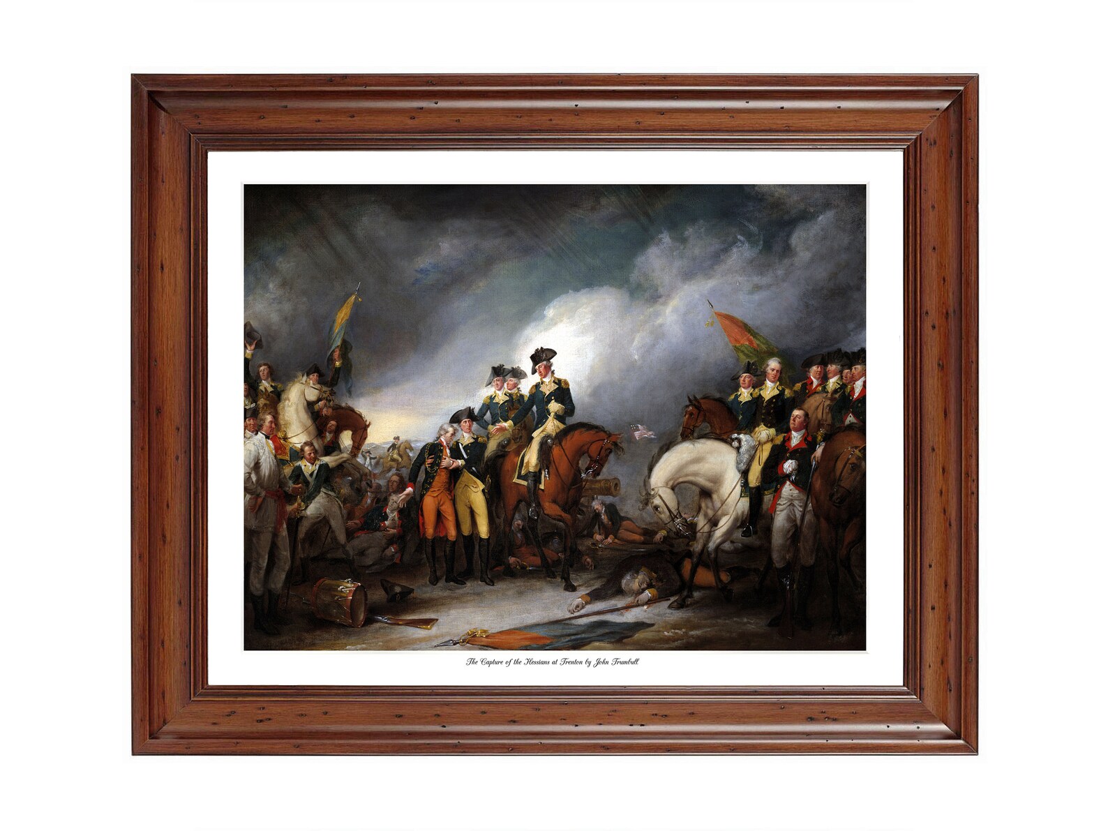 The Capture of the Hessians at Trenton by John Trumbull; 18x24" Ready ...