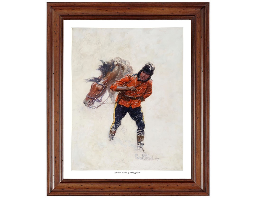 Canadian Mountie by Philip Goodwin; 18x24" Ready-to-frame Print ...