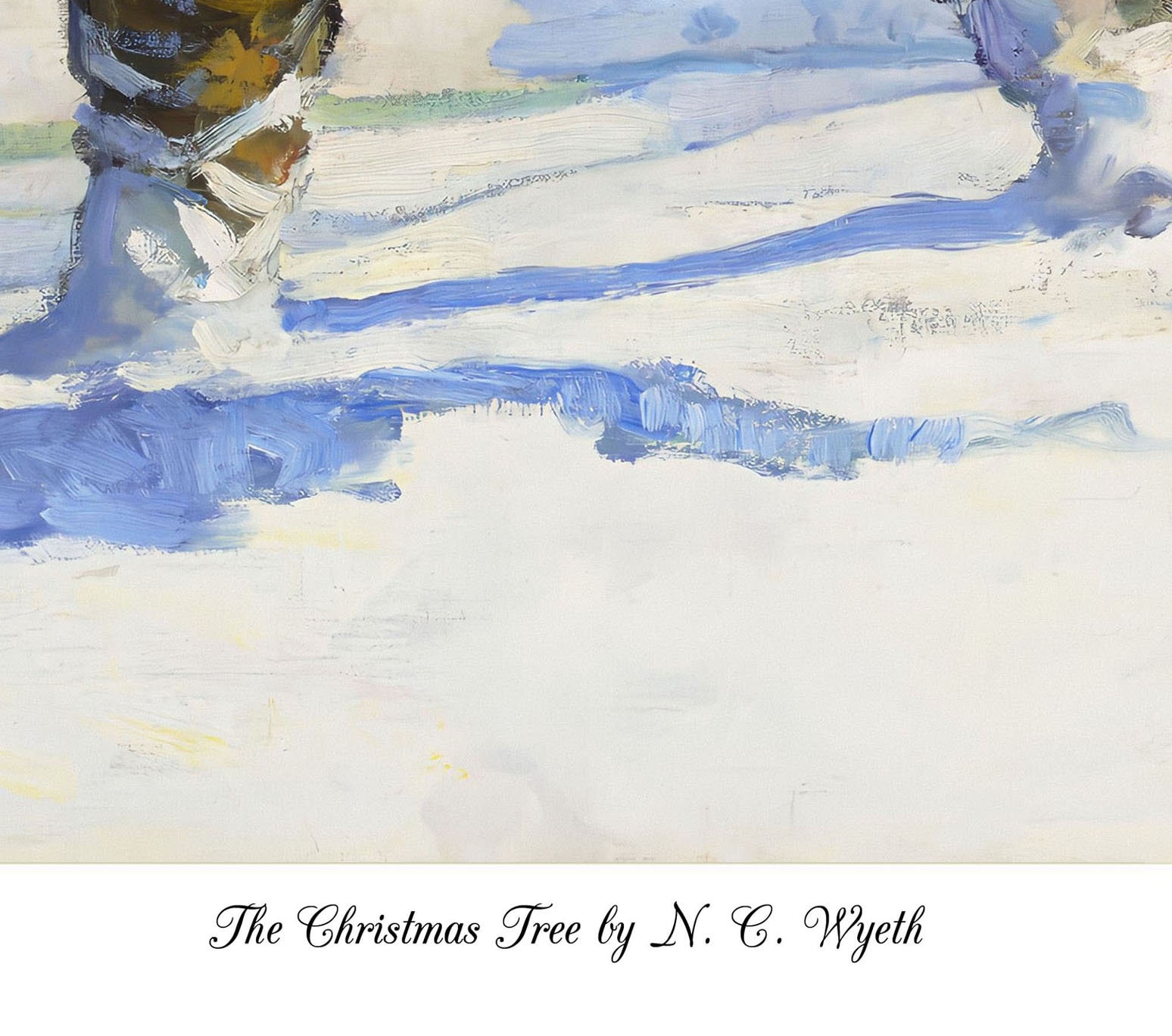 The Christmas Tree by N. C. Wyeth; 18x24" Ready-to-frame Print (picture ...